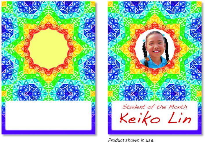 NS1512 Kaleidoscope Meet Our Class Cards - North Star Teacher Resources