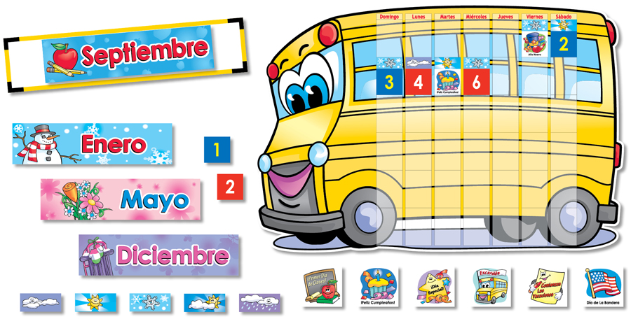 NS3001SP School Bus Calendar - Spanish - OUT OF STOCK - North Star ...