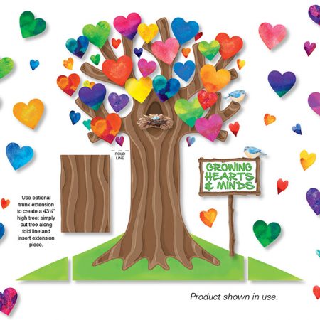 NS3086 Growing Hearts/Minds Bulletin Board Set - North Star Teacher ...
